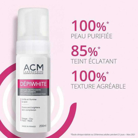 ACM dépihwite - Mousse nettoyante éclaircissante - 200ml